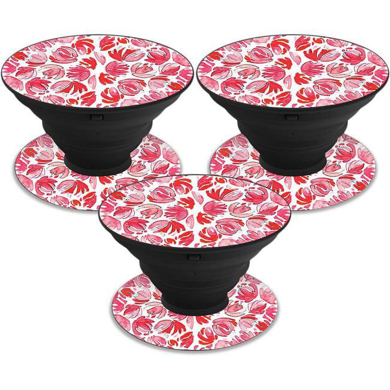 MightySkins POSOCK-Red Petals Skin Decal Wrap for Pop Sockets Sticker ...