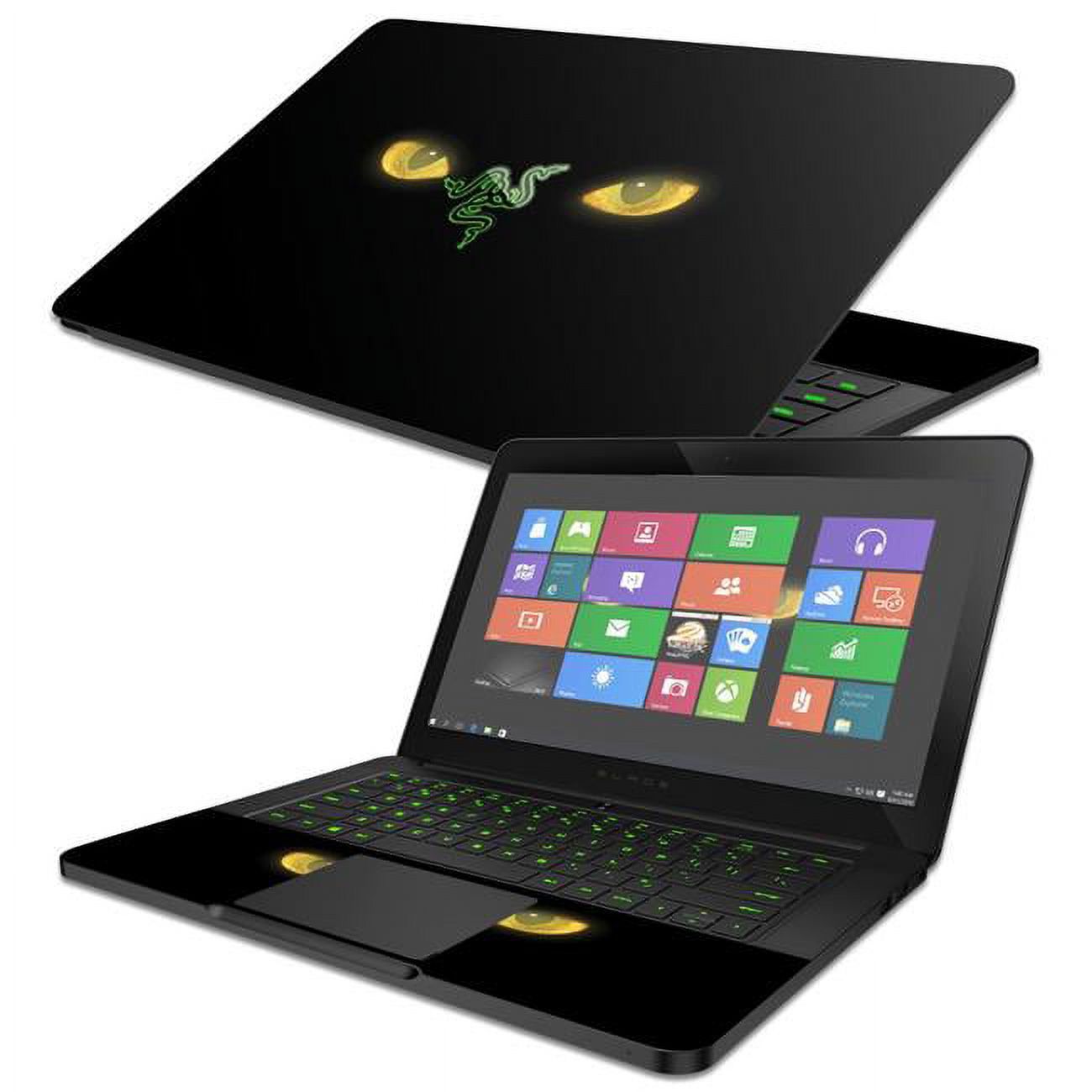 MightySkins RABL14-Cat Eyes Skin for 14 in. 2014-2017 Razer Blade, Cat ...