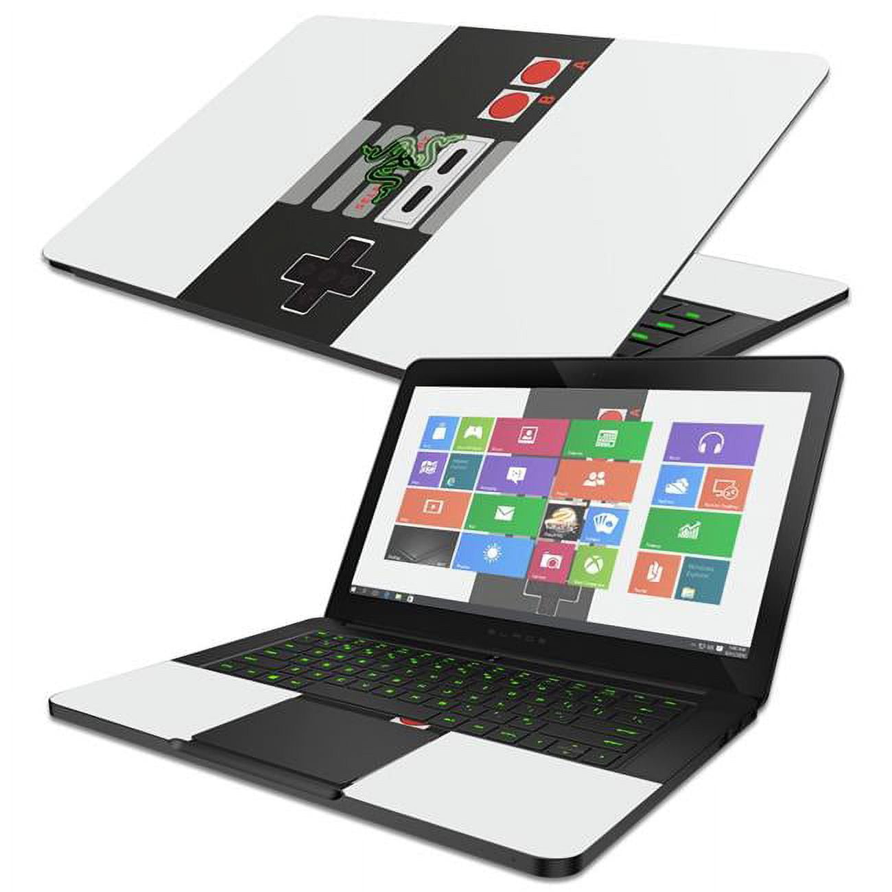 MightySkins RABL14-Retro Gamer 3 Skin for 14 in. 2014-2017 Razer Blade ...