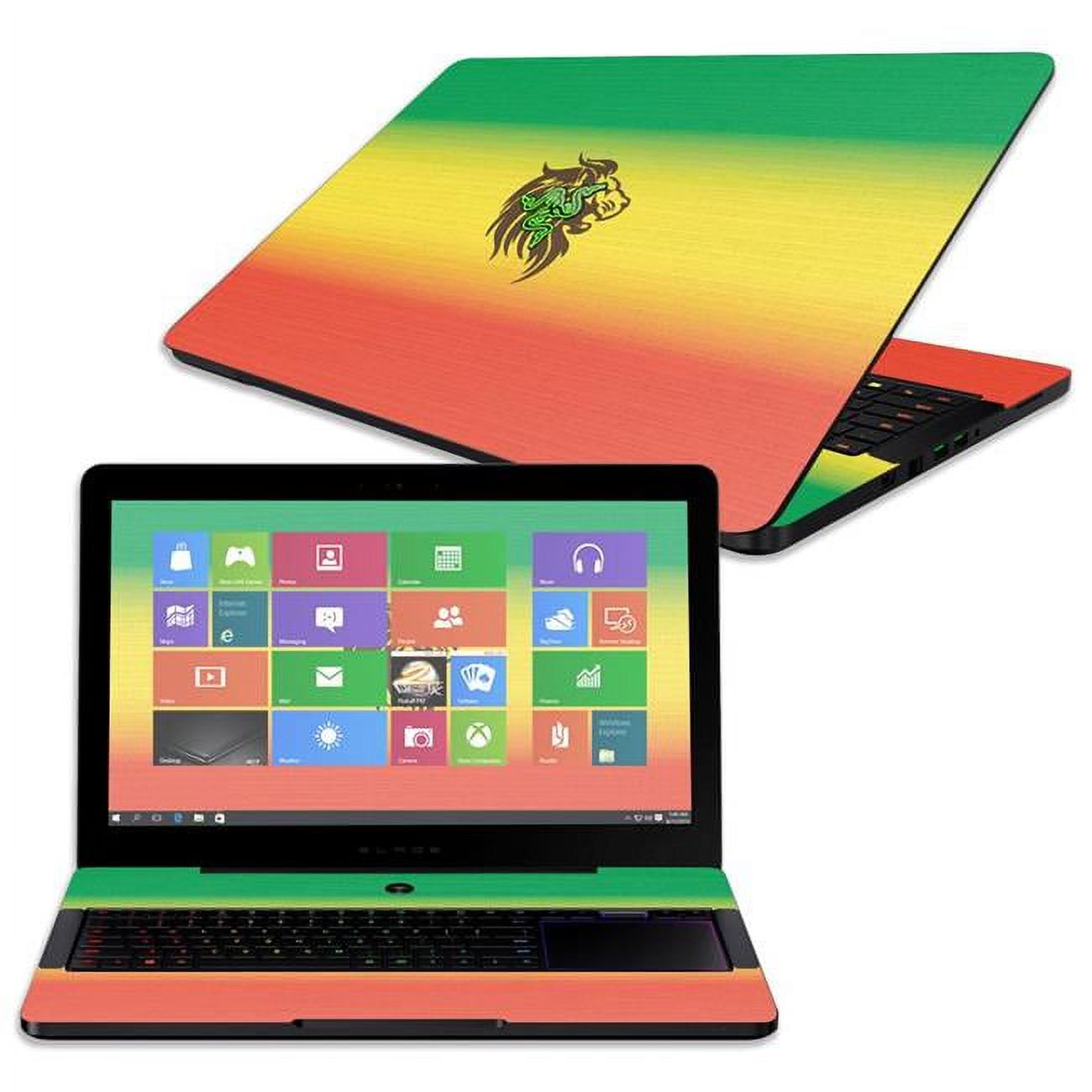 MightySkins RABLPR17-Rasta Lion Skin for 17 in. Razer Blade Pro, Rasta ...