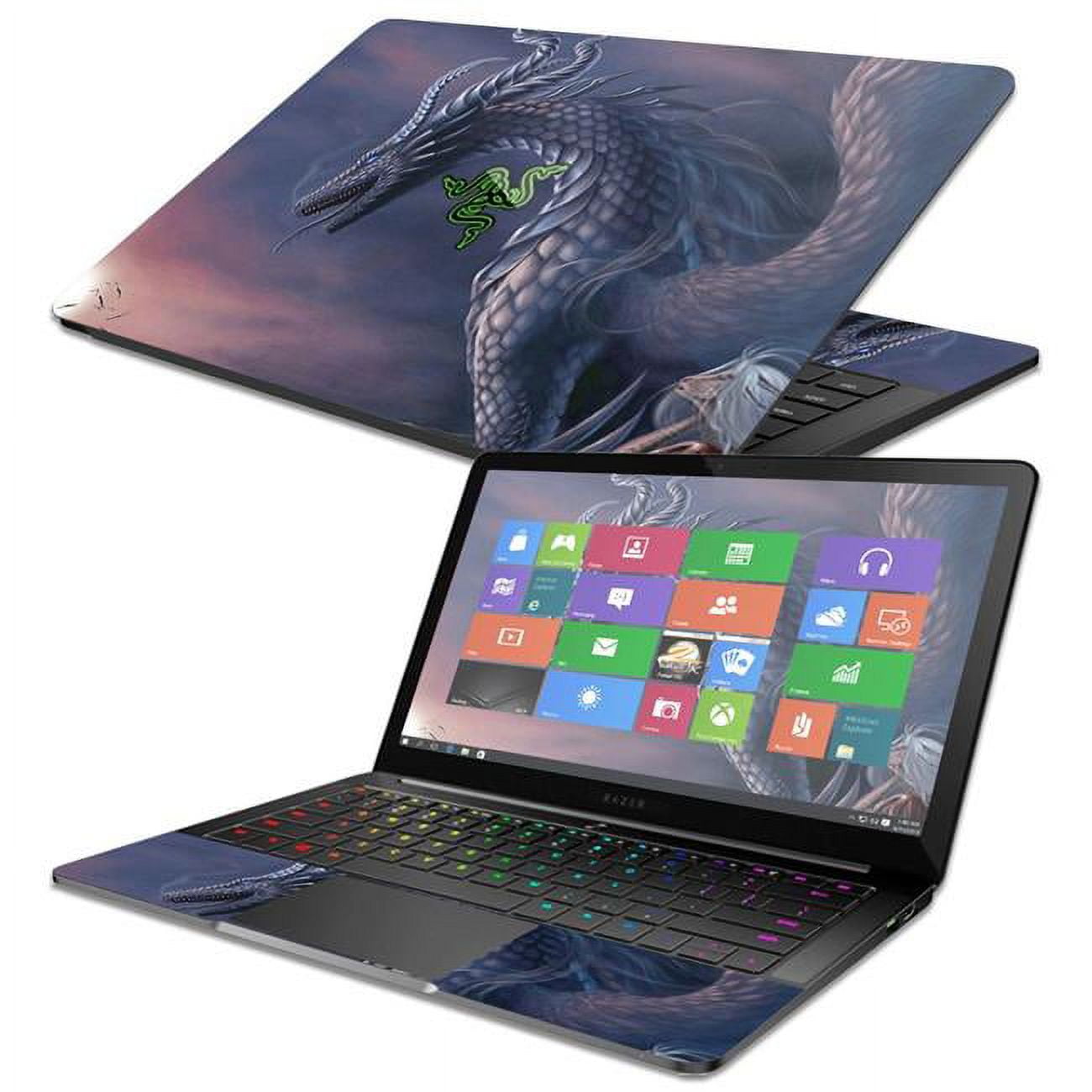 MightySkins RABLSTE13-Dragon Fantasy Skin for 13.3 in. 2017 Razer Blade ...