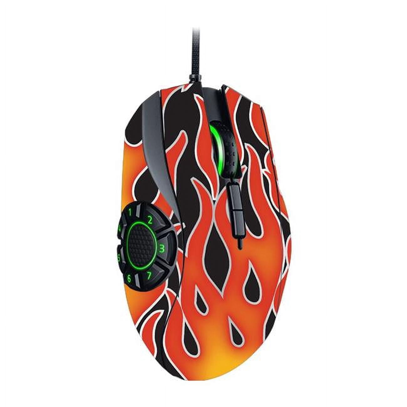 MightySkins RANAHEV2-Hot Flames Skin for Razer Naga Hex V2 Gaming Mouse ...