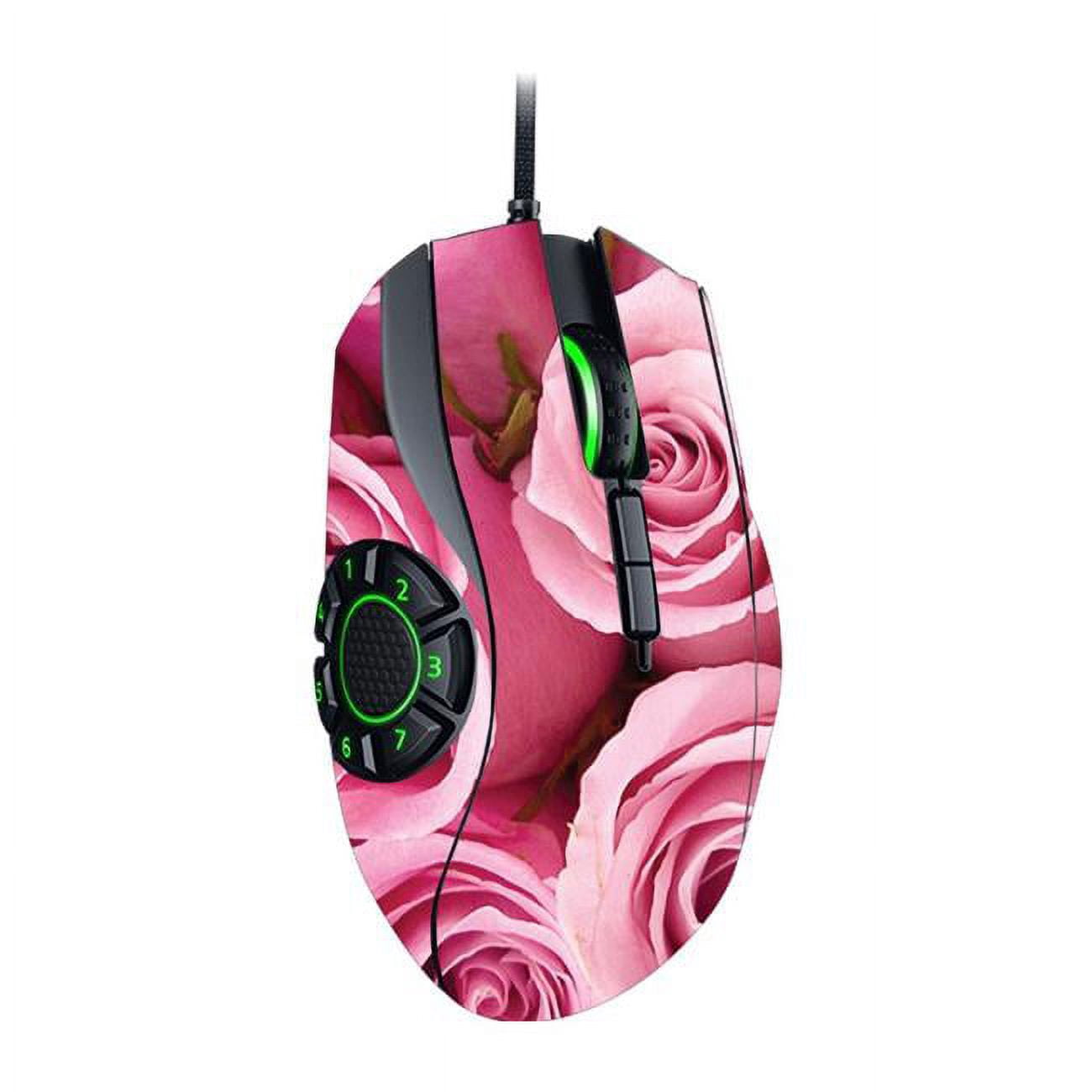 MightySkins RANAHEV2-Pink Roses Skin for Razer Naga Hex V2 Gaming Mouse ...