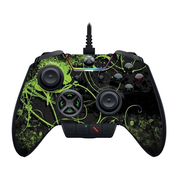 MightySkins RAOUL-Green Distortion Skin for Razer Wolverine Ultimate ...