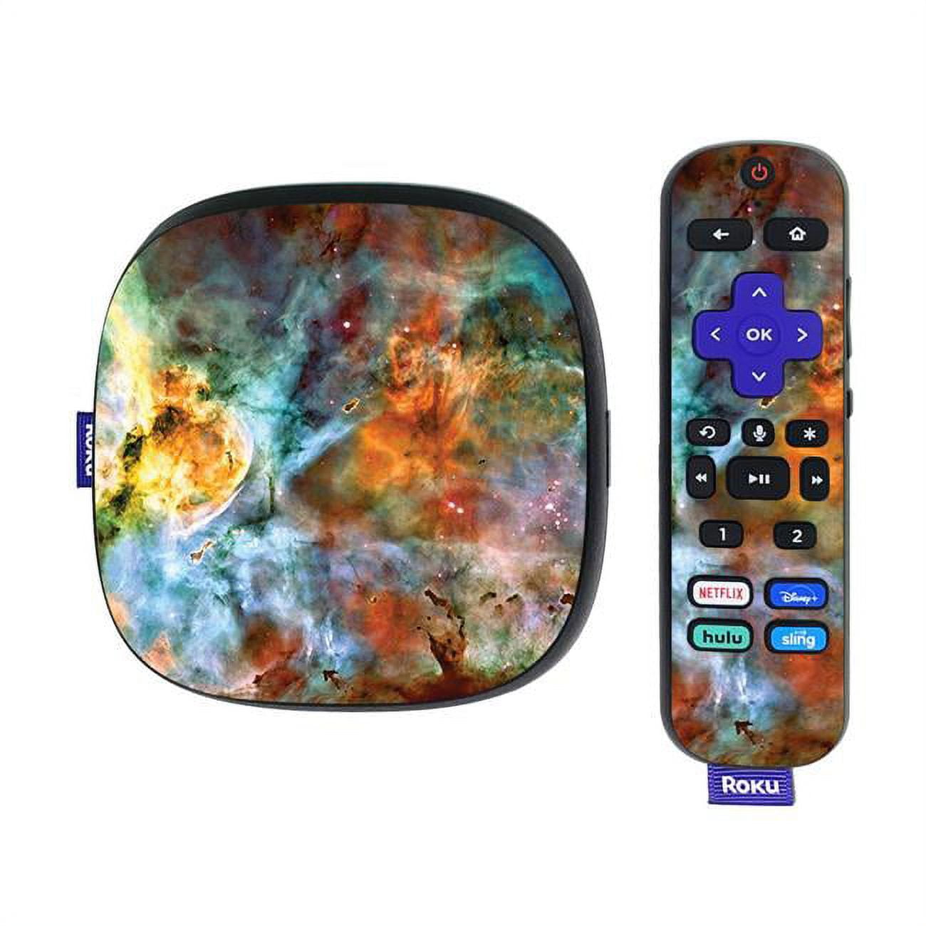 MightySkins ROUL4K20-Space Cloud Skin Compatible with Roku Ultra HDR 4K ...