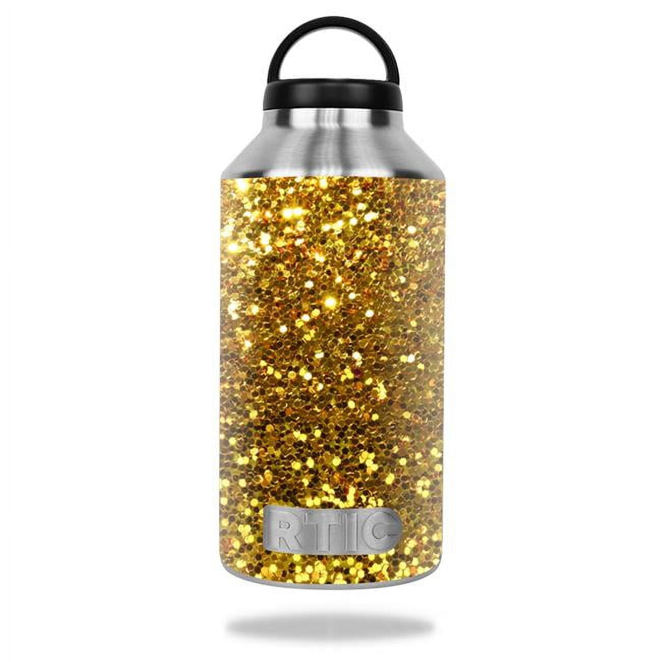 MightySkins RTBOT64-Gold Glitter Skin for RTIC 64 oz Bottle 2016 Wrap ...