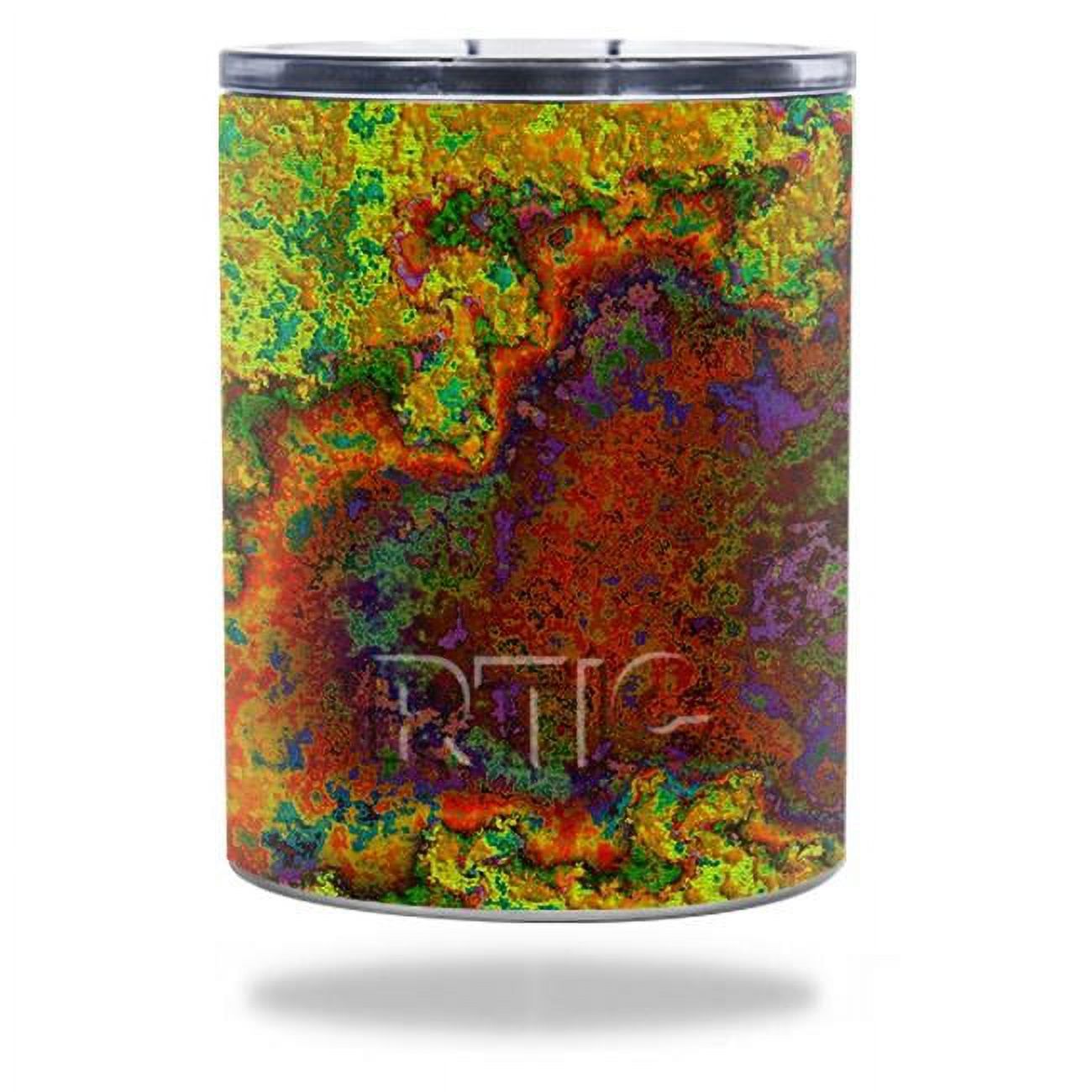 MightySkins RTLOW10-Rust Skin for RTIC Lowball 10 oz 2016 Wrap Cover ...