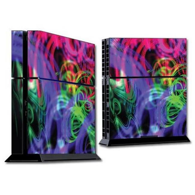 MightySkins SOPS4-Neon Splatter Skin Decal Wrap for Sony PS4 Console ...