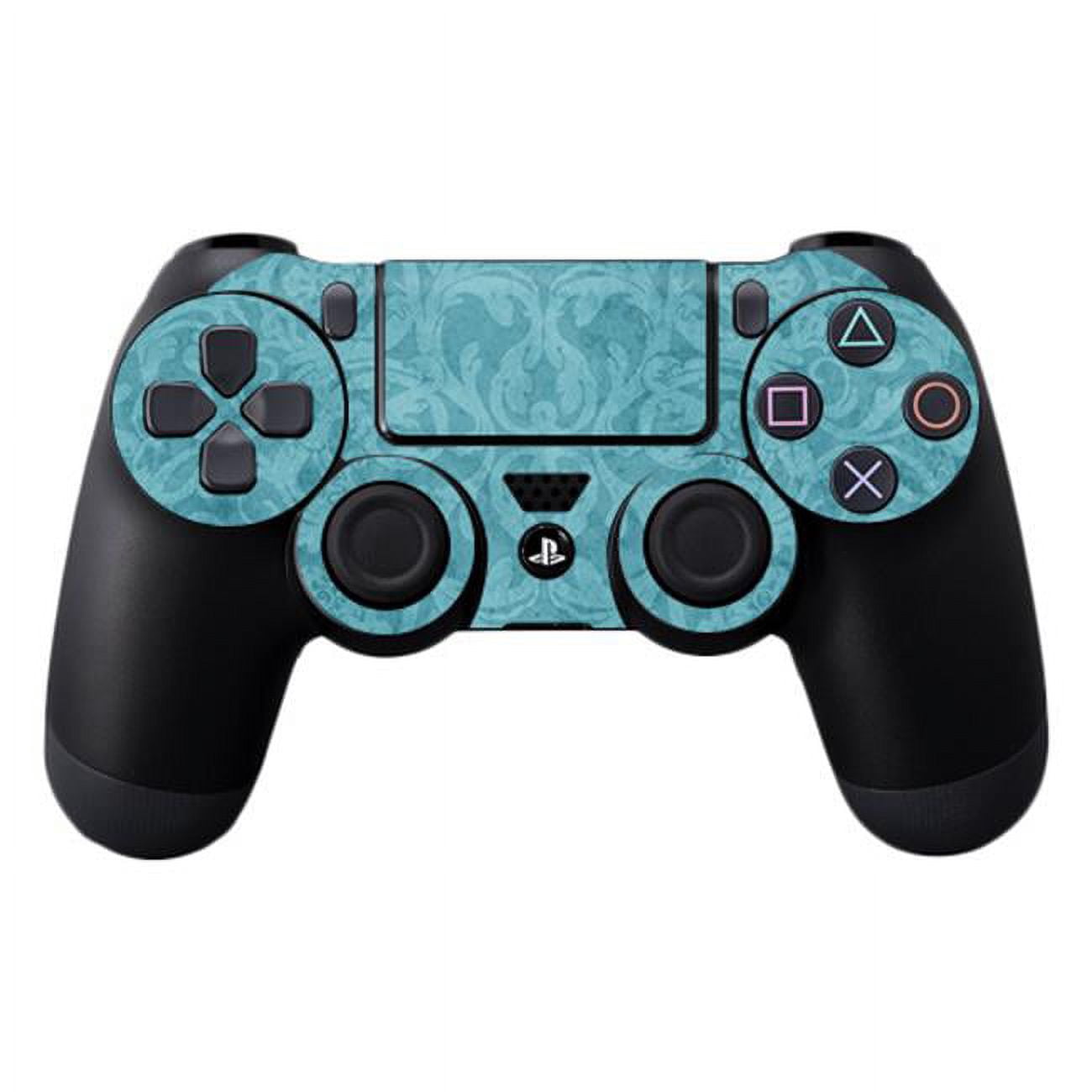 MightySkins SOPS4CO-Baby Blue Jacquard Skin for Sony PS4 Controller ...