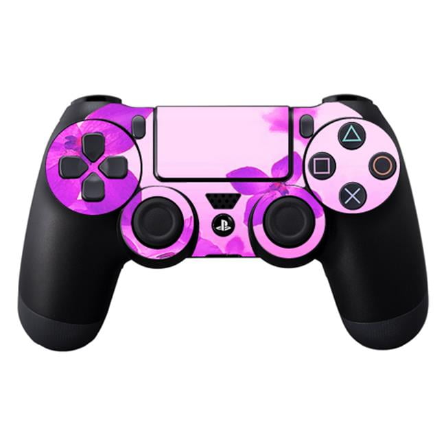 MightySkins SOPS4CO-Pink Flowers Skin Decal Wrap for Sony PlayStation ...
