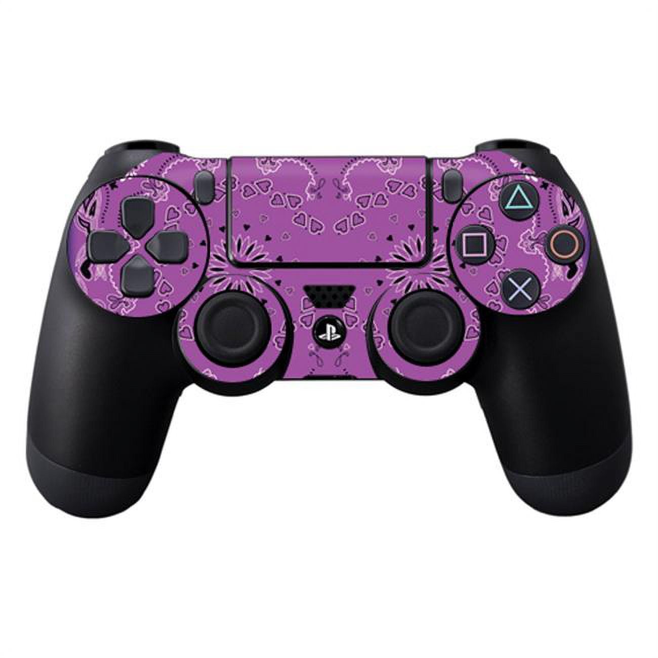 MightySkins SOPS4CO-Purple Bandana Skin Decal Wrap for Dualshock PS4 ...