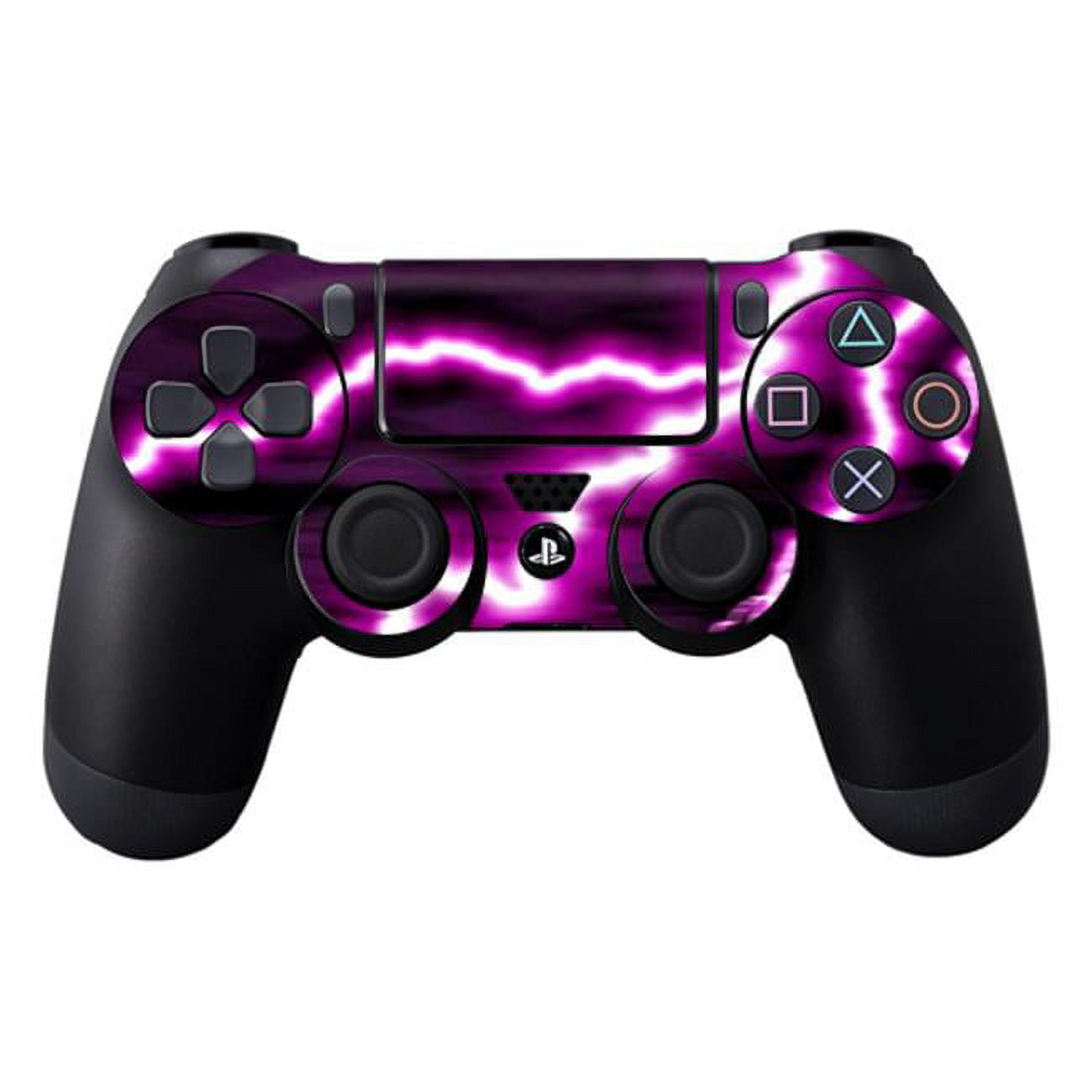 MightySkins SOPS4CO-Purple Lightning Skin Decal Wrap for Sony ...