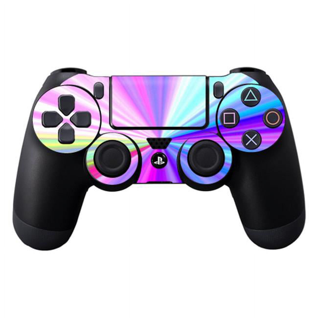 MightySkins SOPS4CO-Rainbow Zoom Skin Decal Wrap for Sony Playstation ...