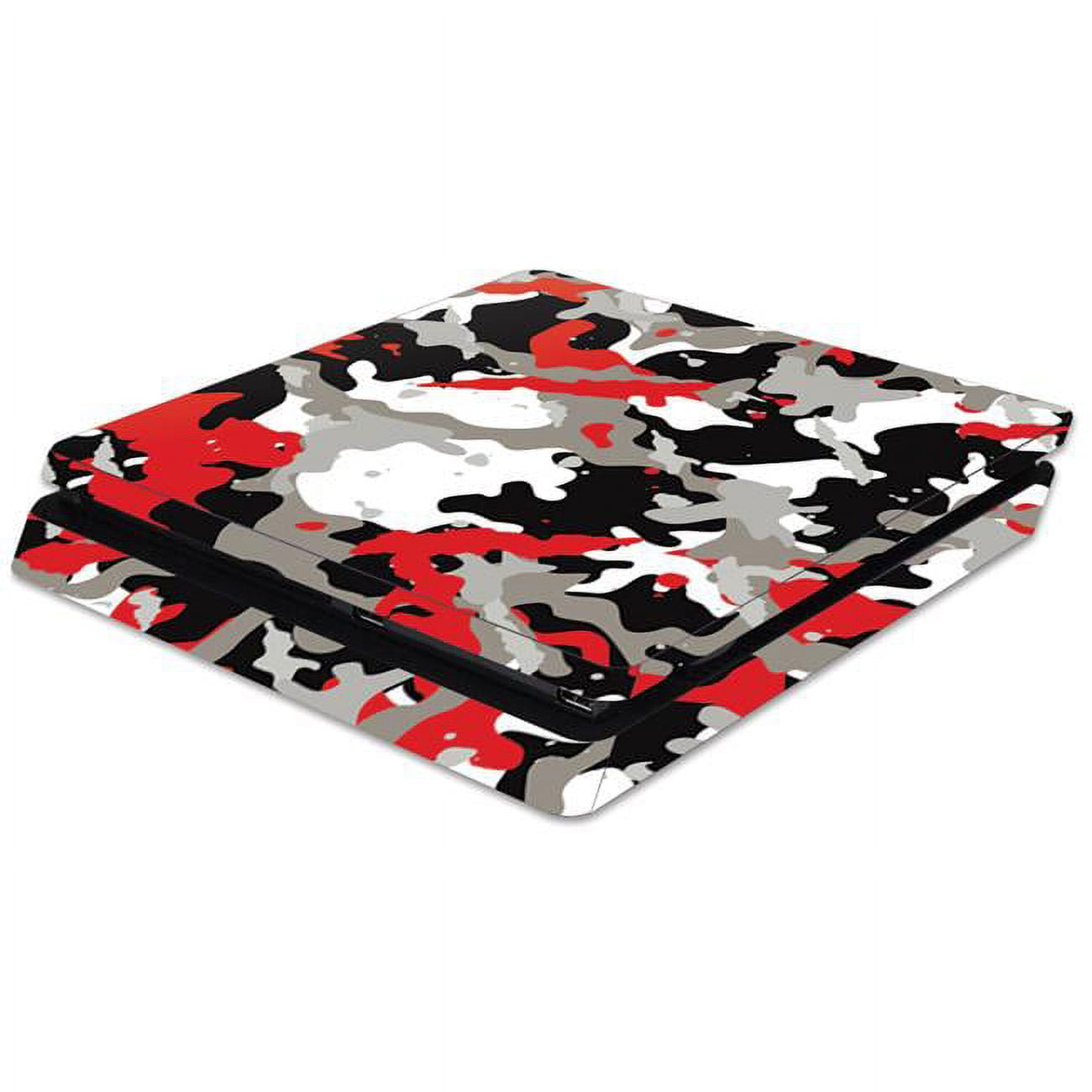 MightySkins SOPS4SL-Red Camo Skin for Sony PS4 Slim Console, Red Camo ...