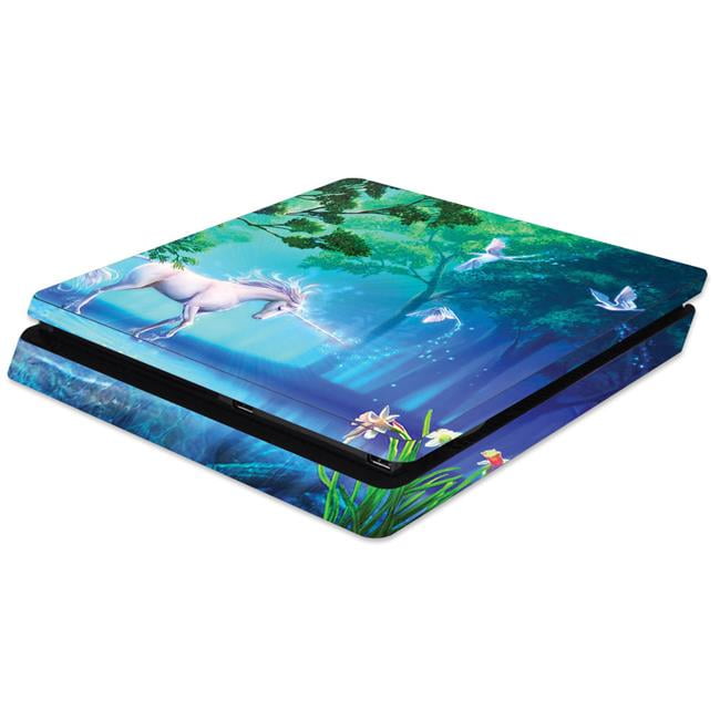 MightySkins SOPS4SL-Unicorn Fantasy Skin Compatible with Sony PS4 Slim ...
