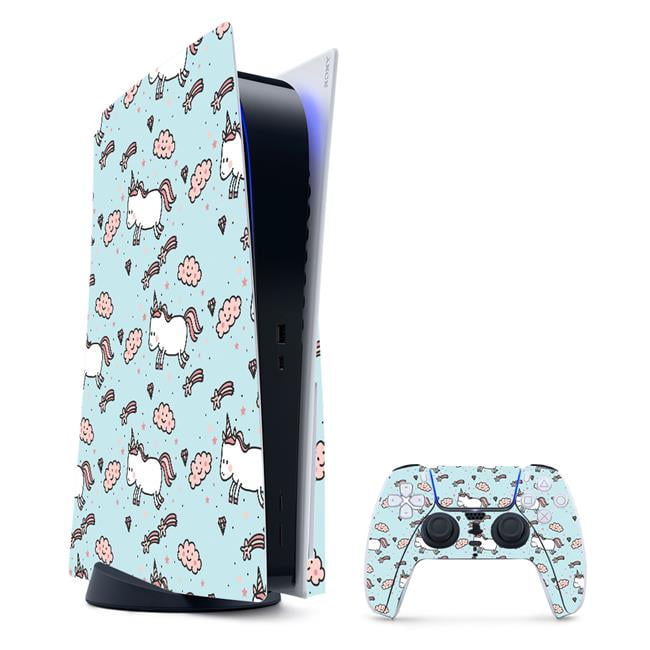 MightySkins SOPS5CMB-Cute Unicorns Skin for PS5 & Playstation 5 Bundle ...