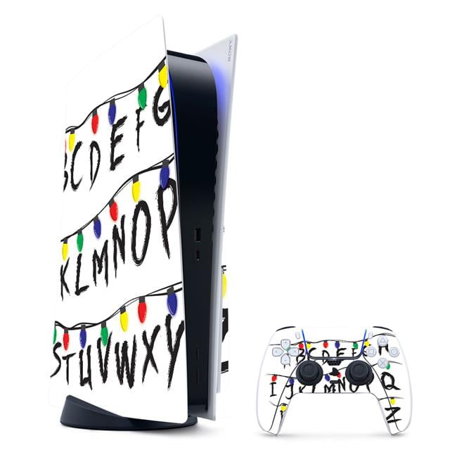 MightySkins SOPS5CMB-Stranger Alphabet Skin for PS5 & Playstation 5 ...