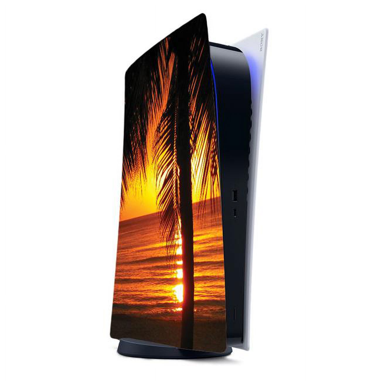MightySkins SOPS5DG-Sunset Skin for PS5 & Playstation 5 Digital Edition ...