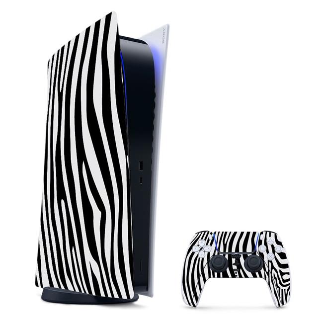 MightySkins SOPS5DGCMB-Black Zebra Skin for PS5 & Playstation 5 Digital ...