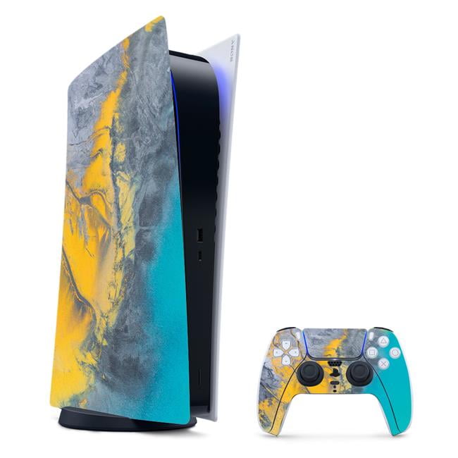 MightySkins SOPS5DGCMB-Yellow Spill Skin for PS5 & Playstation 5 ...