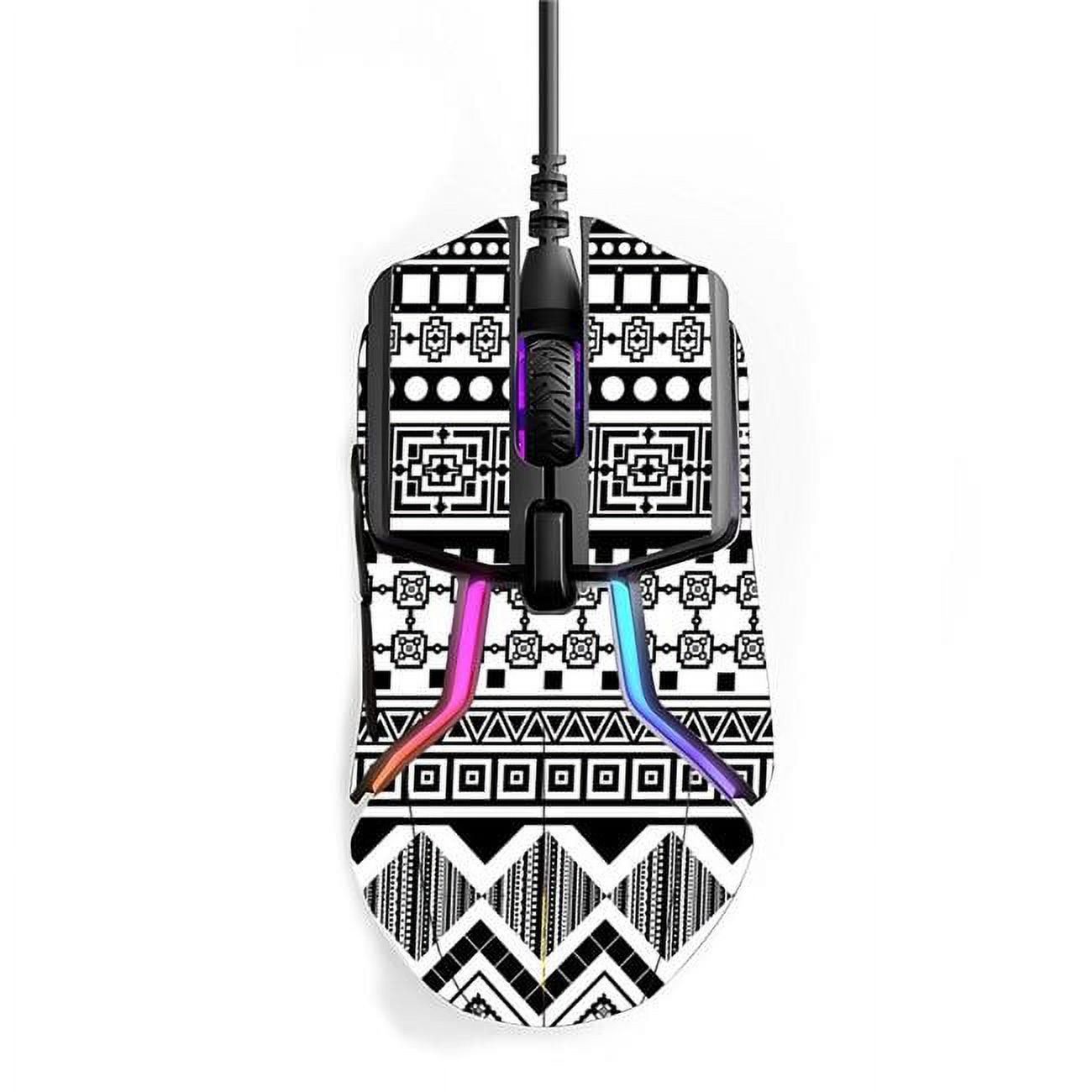 MightySkins SSRL600-Black Aztec Skin for SteelSeries Rival 600 Gaming ...