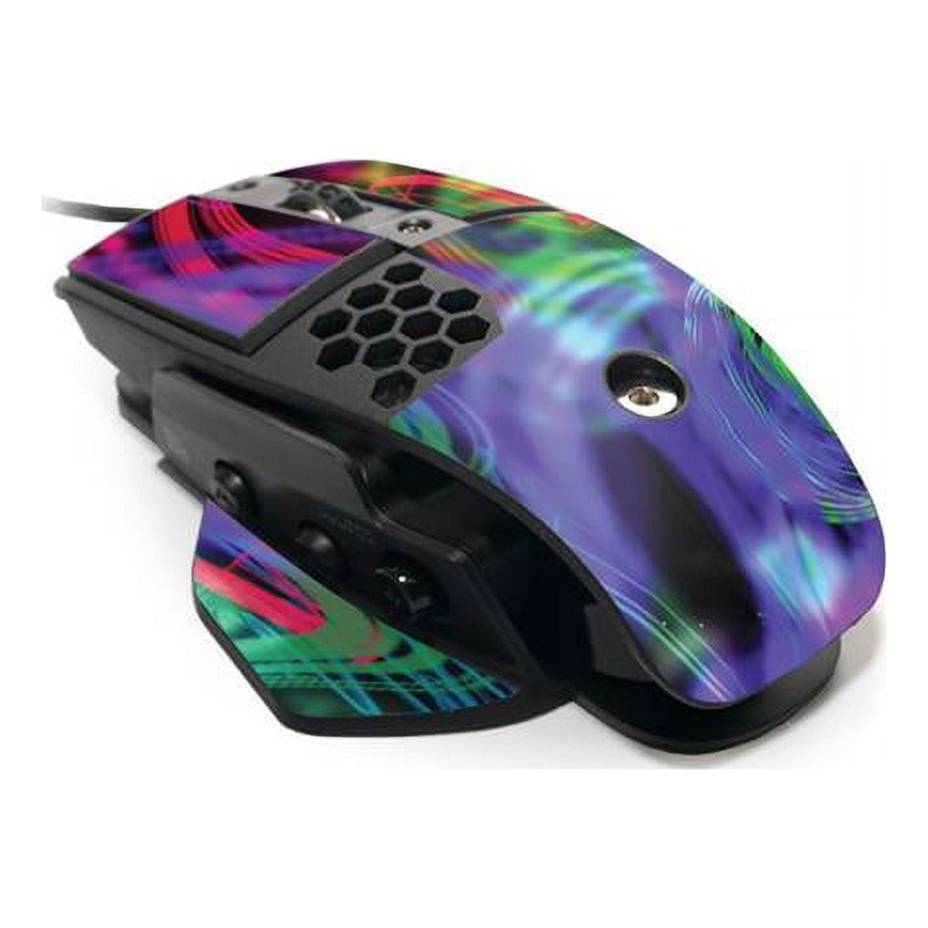 MightySkins THKE10MM-Neon Splatter Skin Decal Wrap for Thermaltake ...