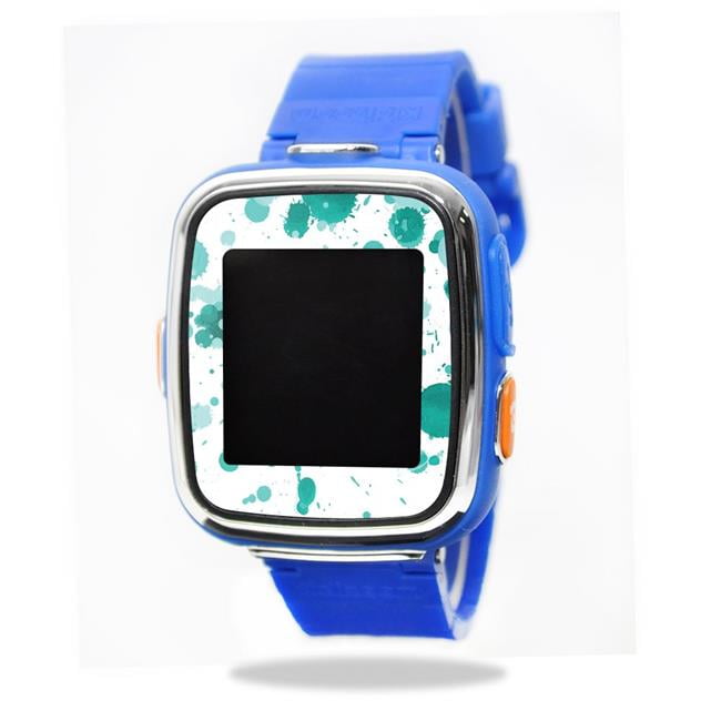 MightySkins VTKIDX-Teal Splatter Skin for Vtech Kidizoom Smartwatch DX ...