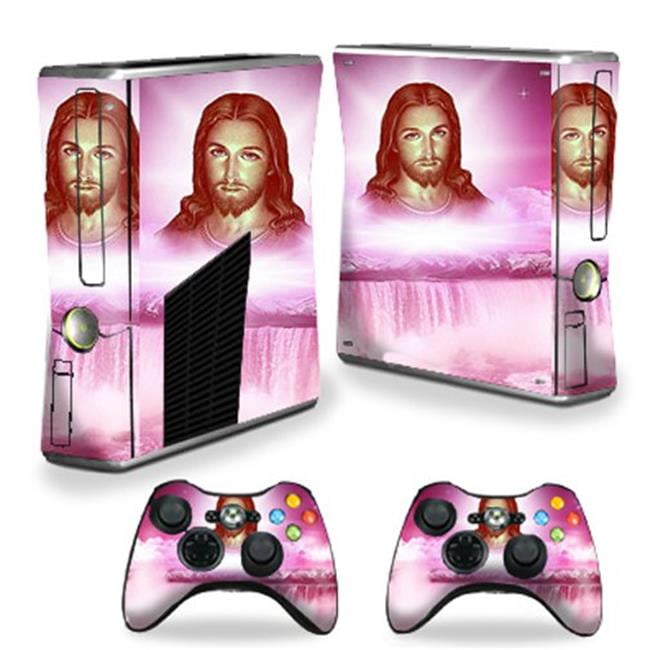 MightySkins XBOX360S-Jesus Skin Decal Wrap Cover for Xbox 360 S Slim ...