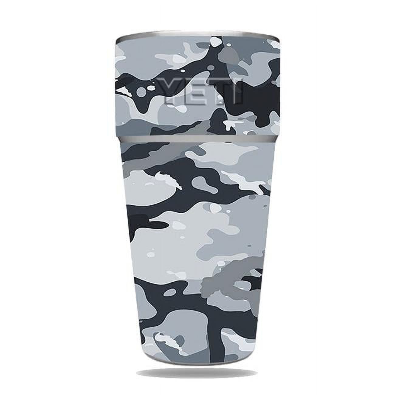 MightySkins YERAM26SI-Gray Camouflage Skin for Yeti Rambler 26 oz ...