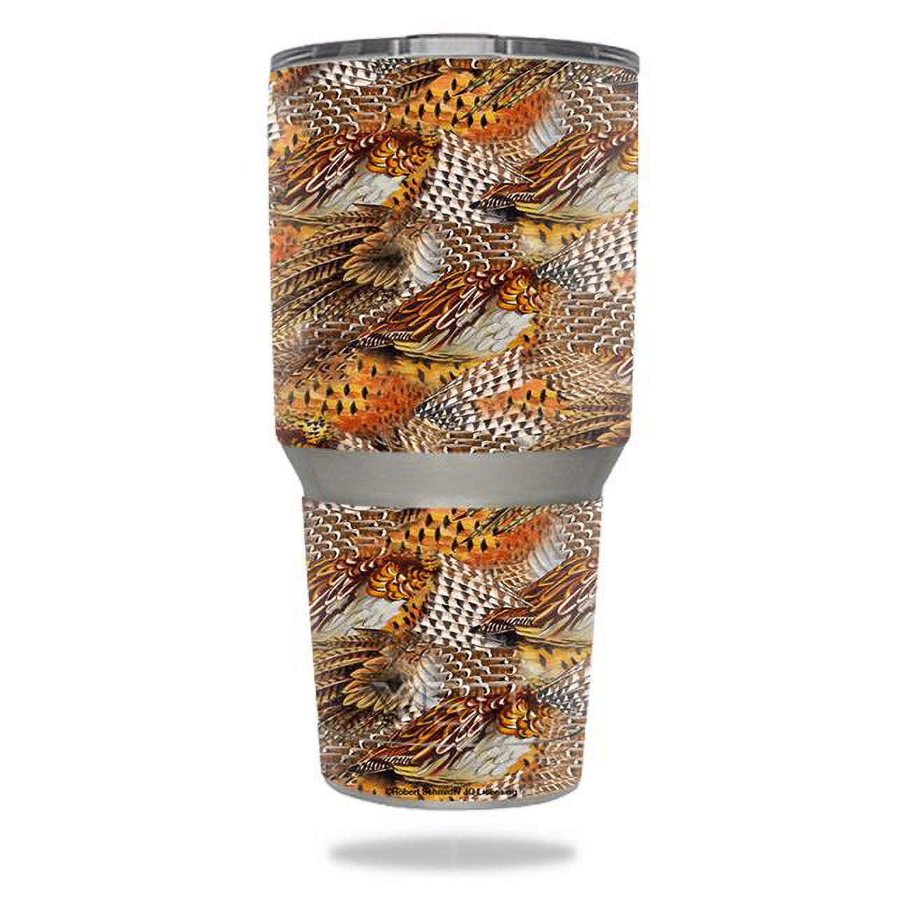 MightySkins YERAM30-Pheasant Feathers Skin for Yeti 30 oz Rambler ...