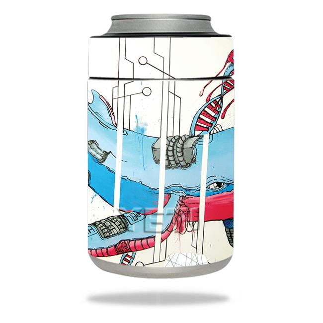 MightySkins YERAMCOL-Robo Whale Skin for Yeti Colster - Robo Whale ...