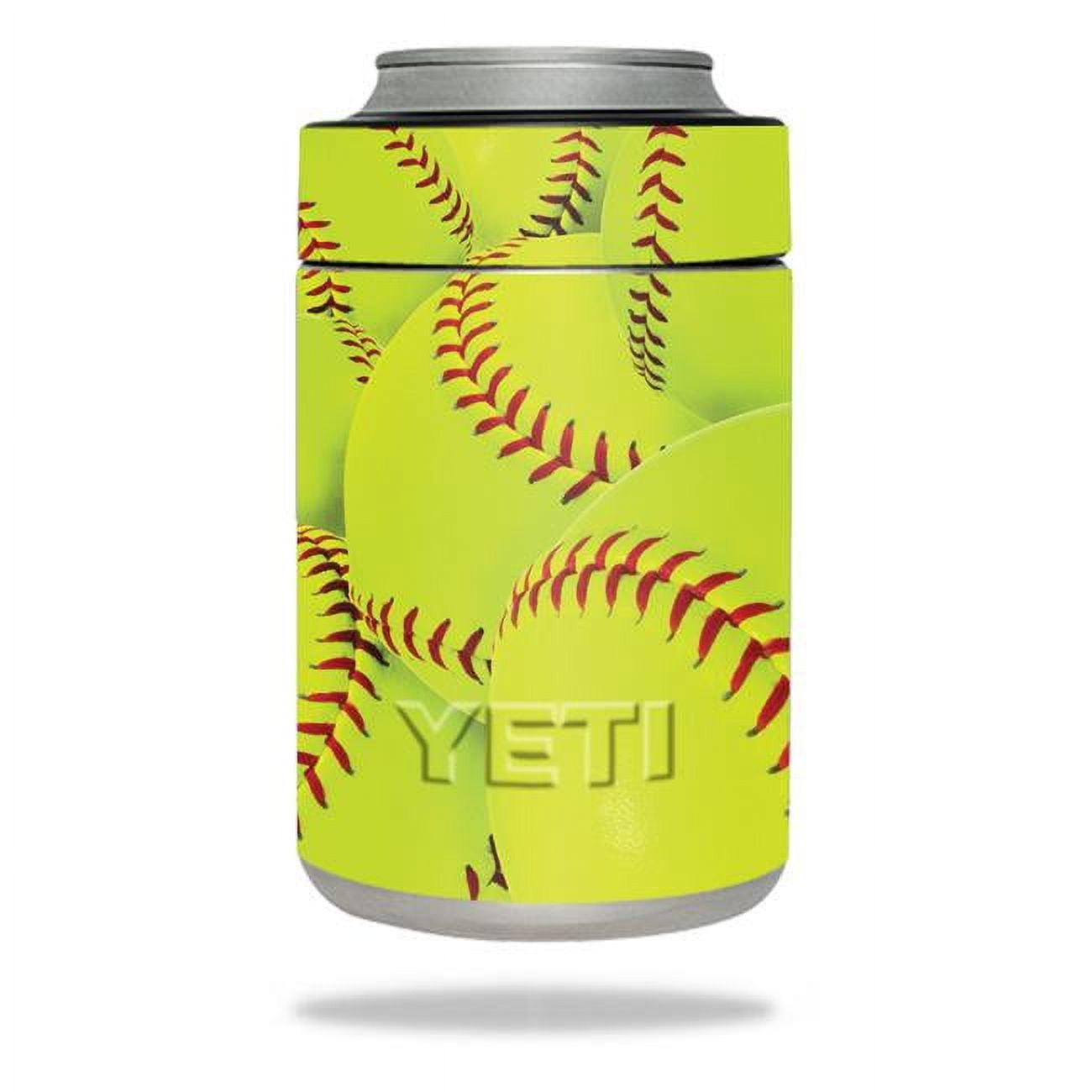 MightySkins YERAMCOL-Softball Collection Skin for Yeti Colster ...