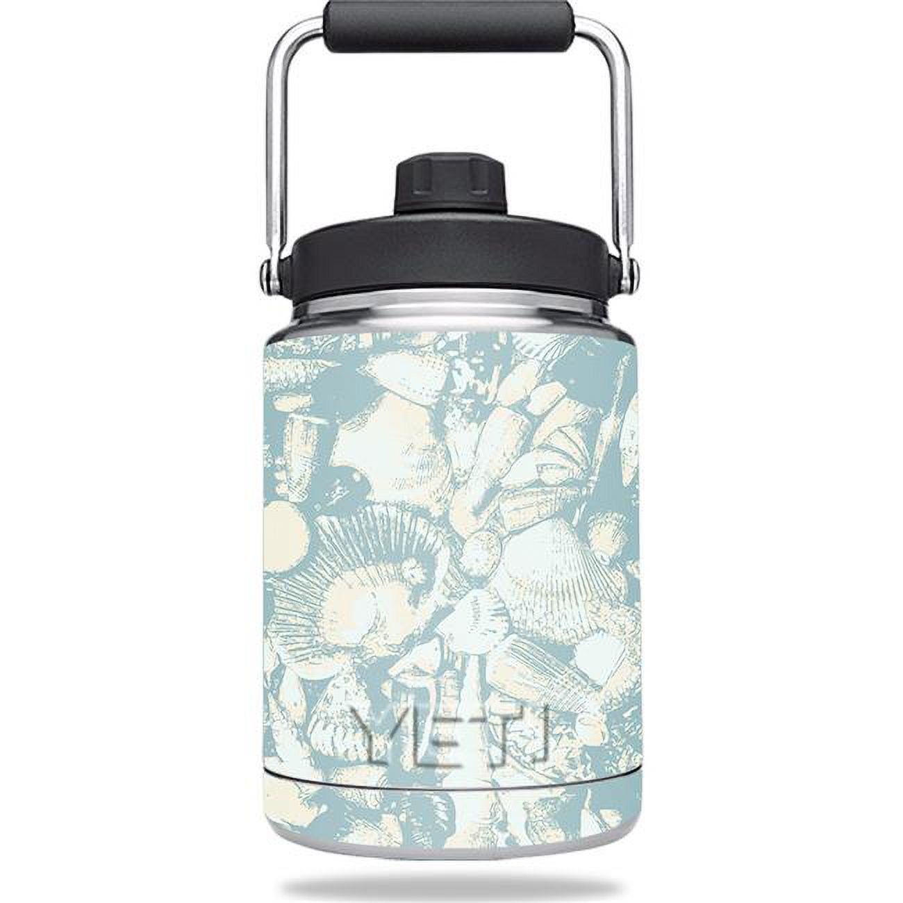 MightySkins YERAMJUG-Blue Seashells Skin for Yeti Rambler 0.5 Gal Jug ...