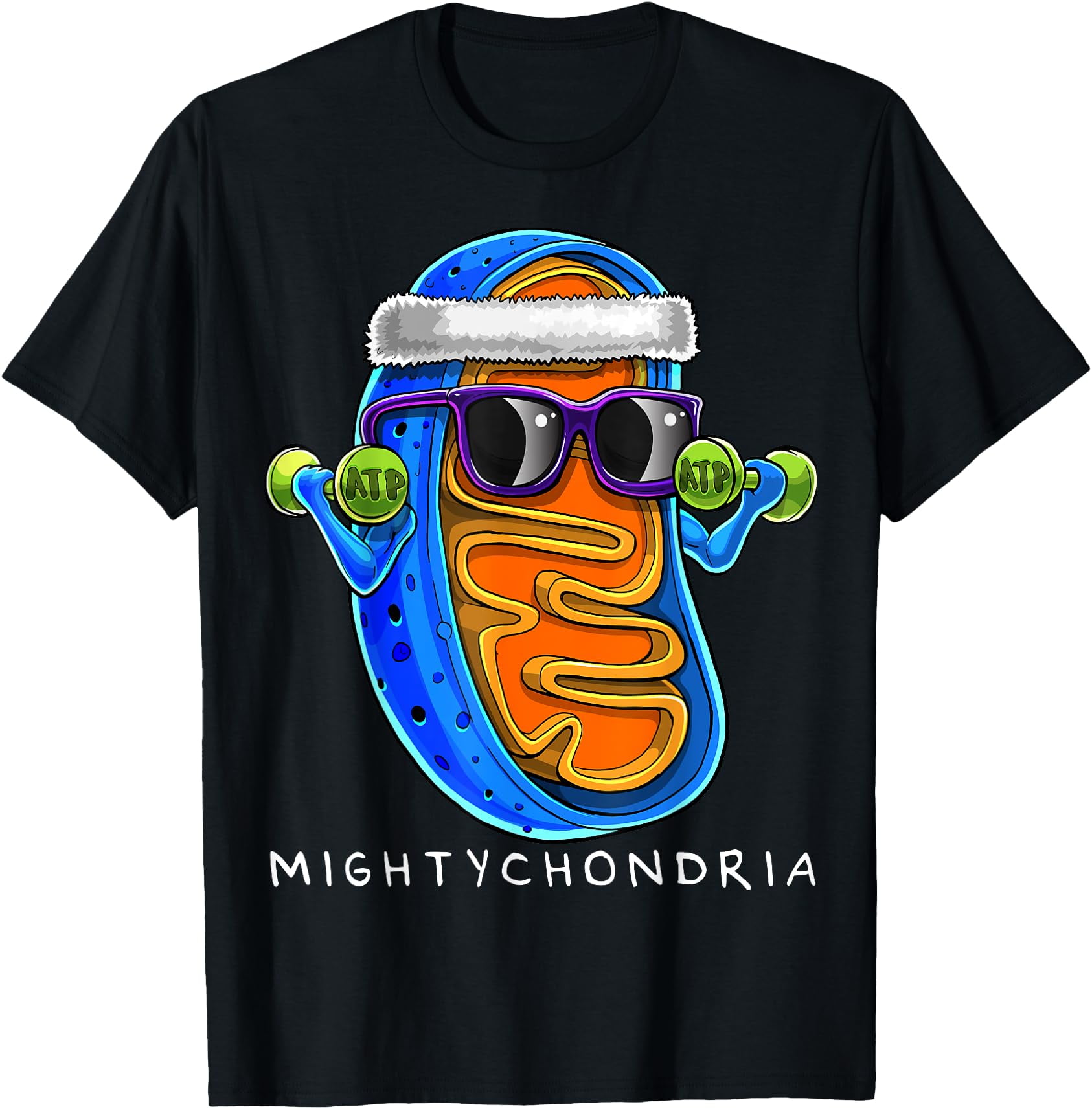 Mightychondria Cellular Biology Science Teacher Funny Gift T-Shirt ...
