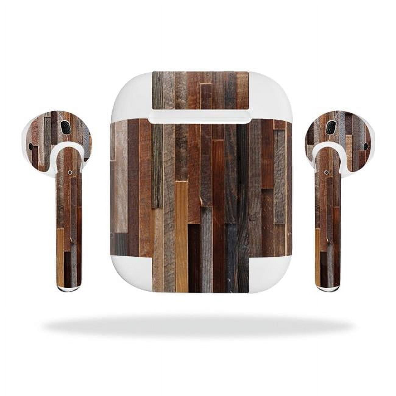 Mightyskins APAIPO-Woody Skin Decal Wrap for Apple Airpods Sticker ...