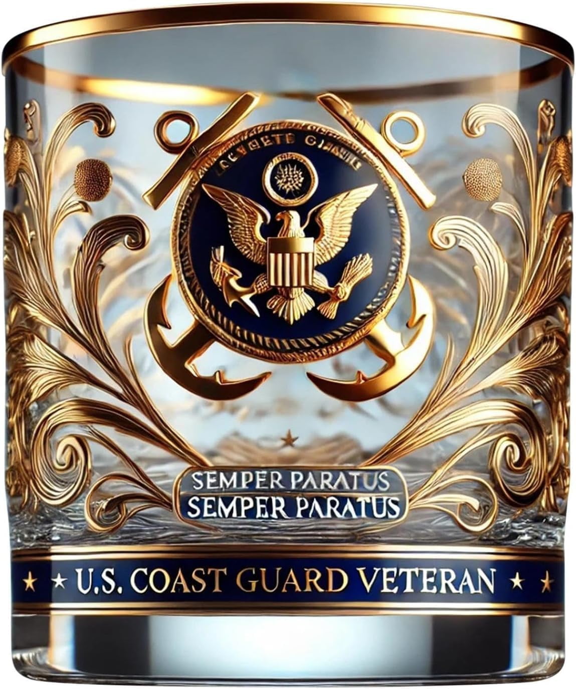 Migilife Veteran Tribute Glass, 10oz Fanyil Veteran Tribute Glass ...