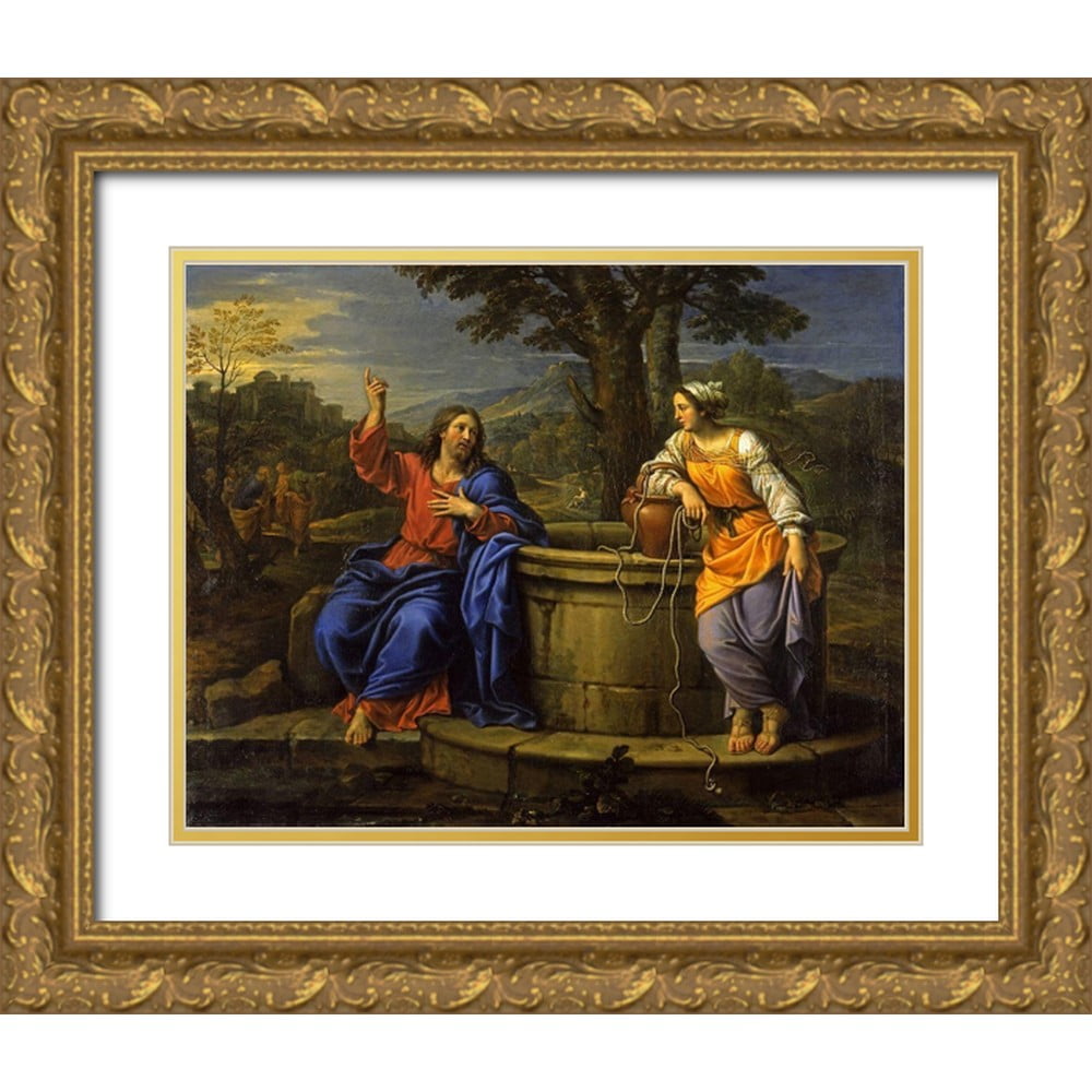 Mignard, Pierre 24x20 Gold Ornate Wood Framed with Double Matting ...