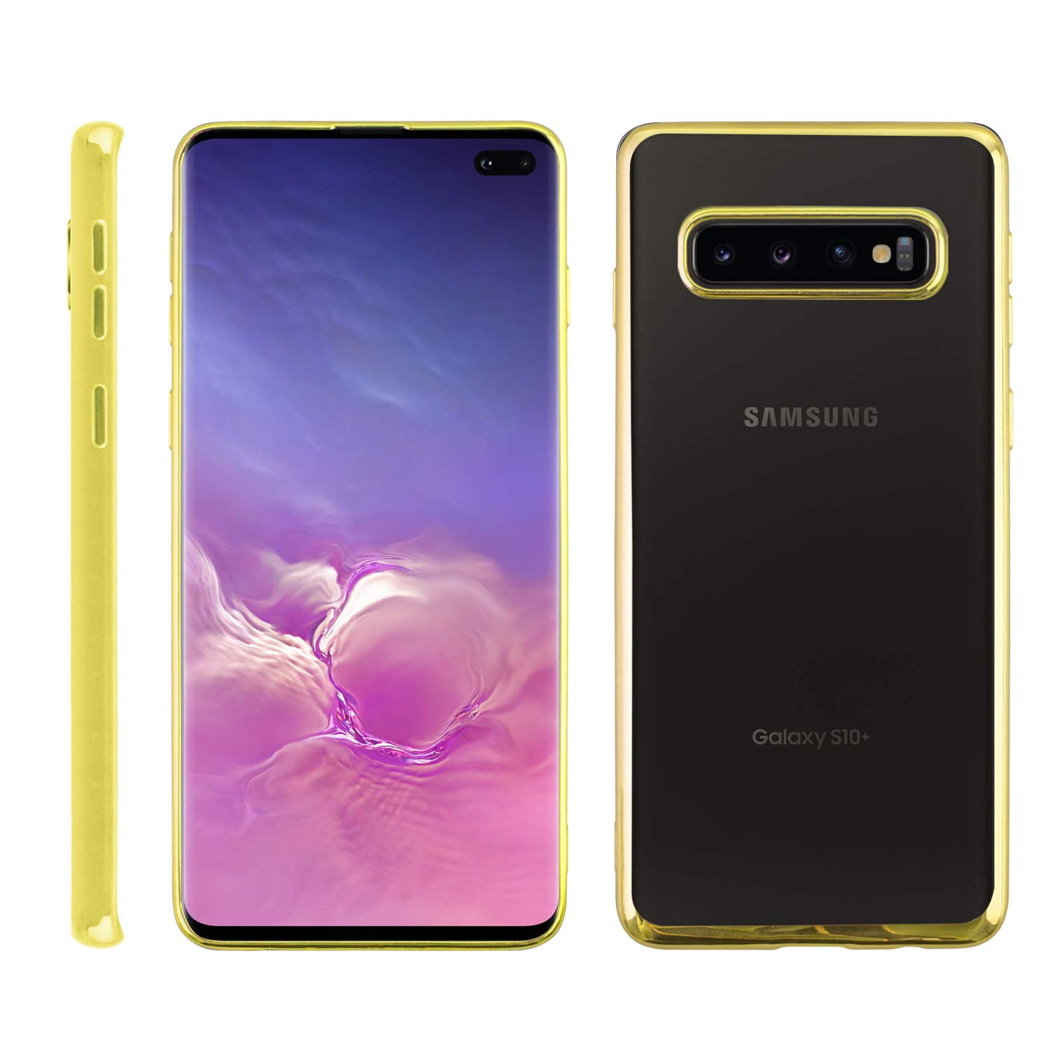Mignova Galaxy S10 Plus 6.4 inch case,Crystal Clear Soft TPU Cover ...