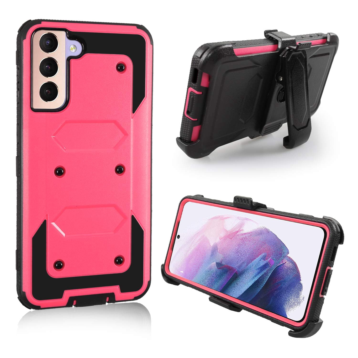 Mignova for Galaxy S21 Plus 5G Case,Built in Belt Clip Full Body Heavy ...