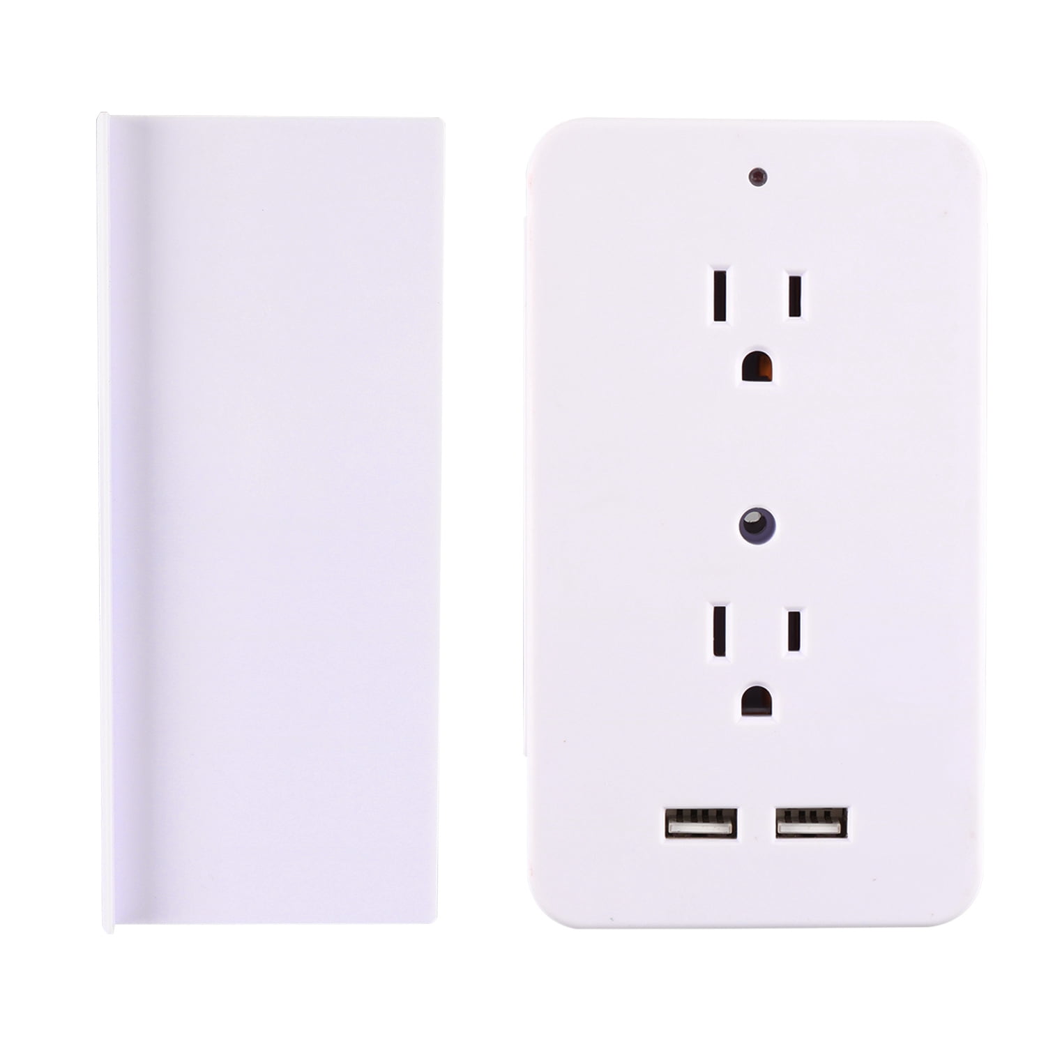 Mignova Socket Shelf 8 Port Surge Protector Wall Outlet 6 Electrical ...