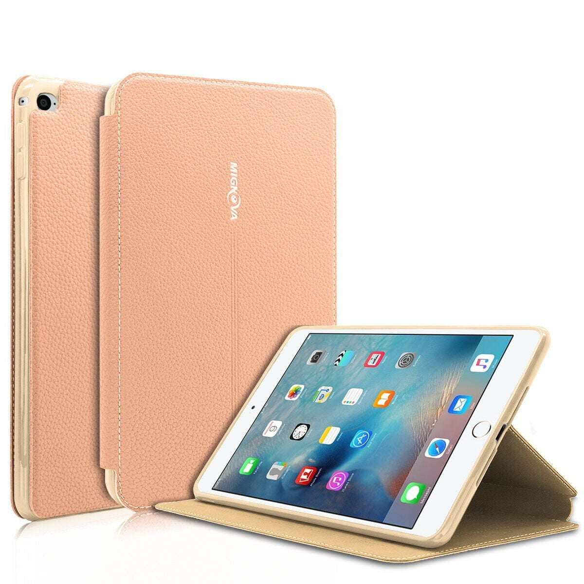 Mignova iPad Mini 4 Case ,Premium Leather Folio Stand Cover Case with ...