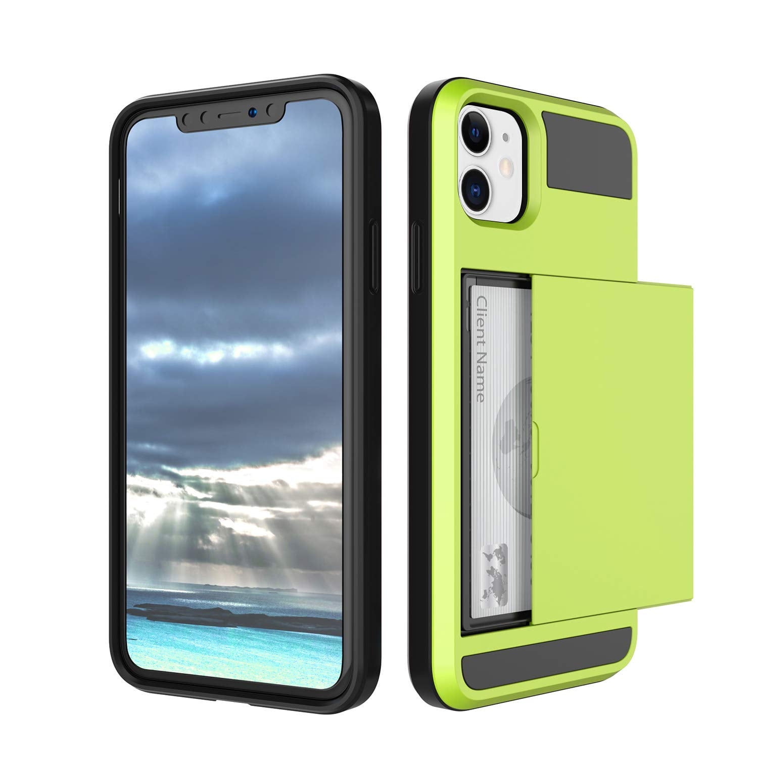 Mignova iPhone 11 6.1 inch case,Rugged Double-Layer Protection Card ...