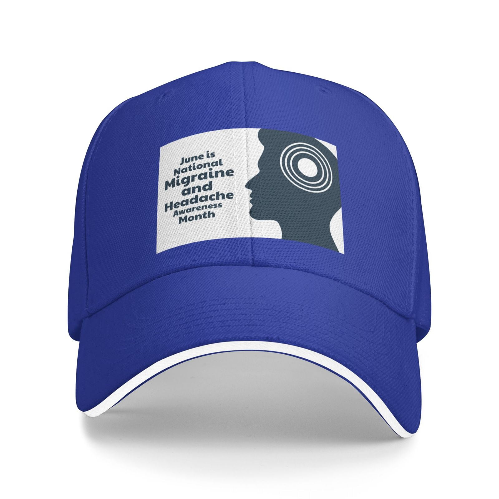 Migraine Headache Awareness Month Purple Ribbon Baseball Cap for Women ...