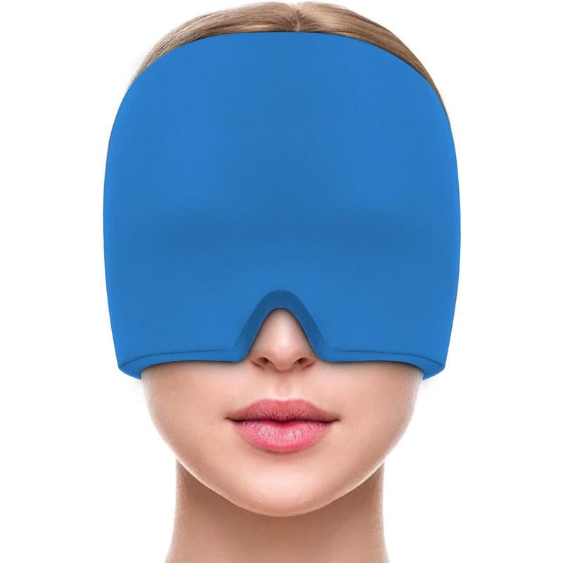 Migraine Headache Relief Cap, Gel lce Head Wrap for Tension and Stress ...