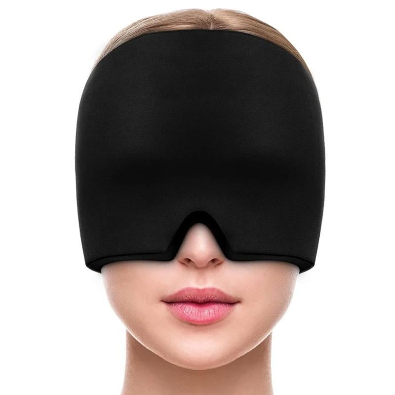 Migraine Headache Relief Cap, Gel lce Head Wrap for Tension and Stress ...