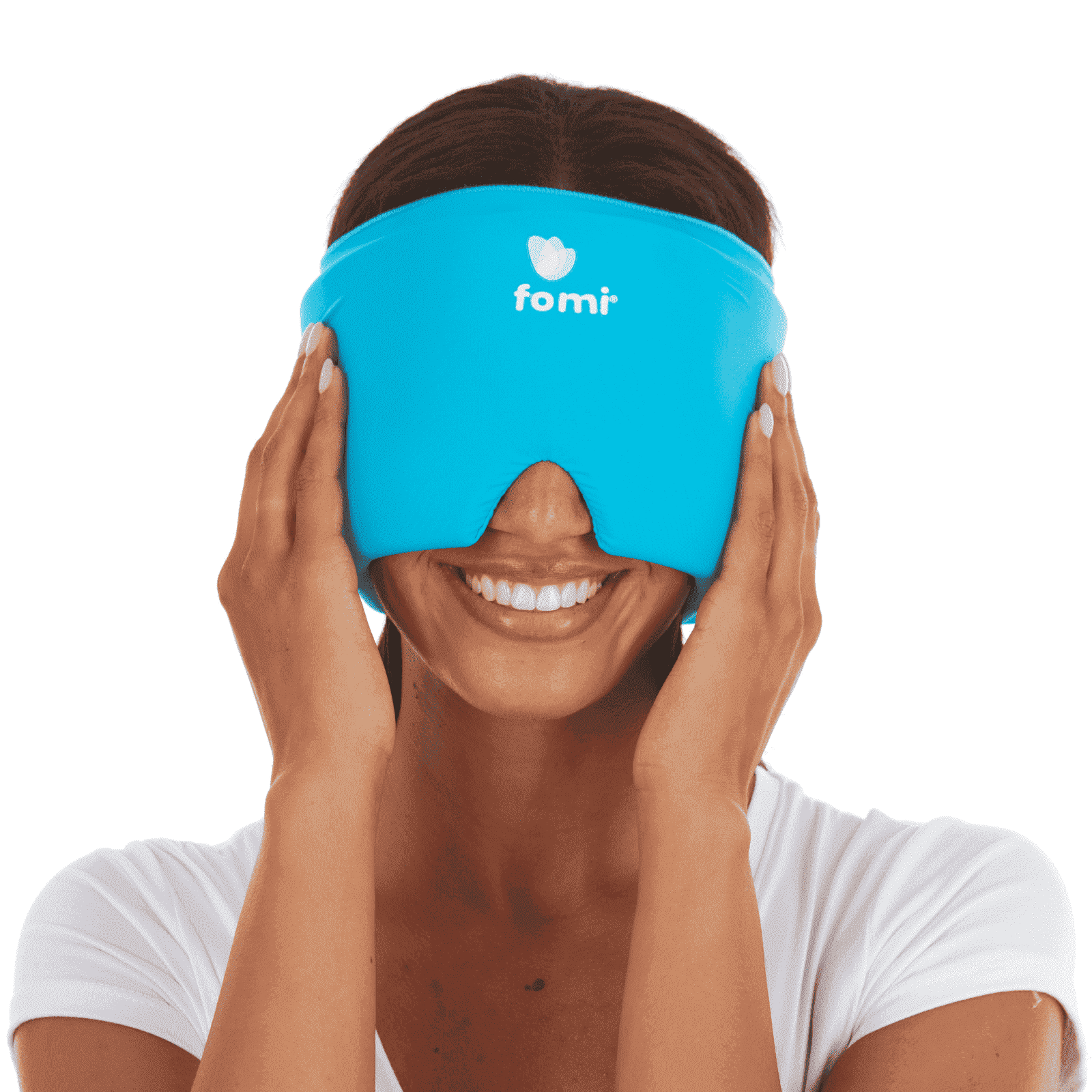Fomi Head Relief Cap Hot Cold Gel Ice Hat for Migraines Headaches Sinus ...