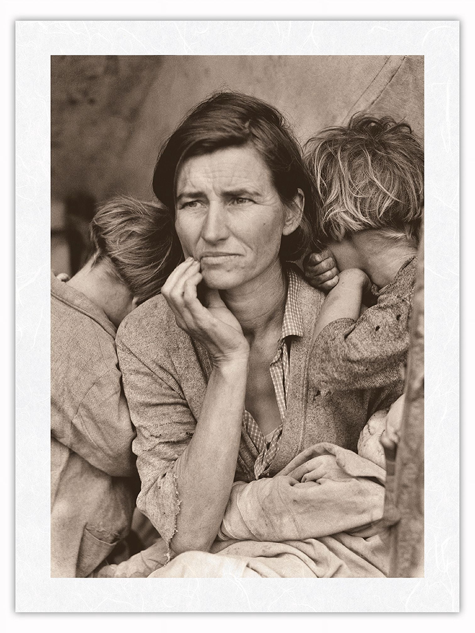 Migrant Mother Nipomo California - Black and White Historic Photograph ...
