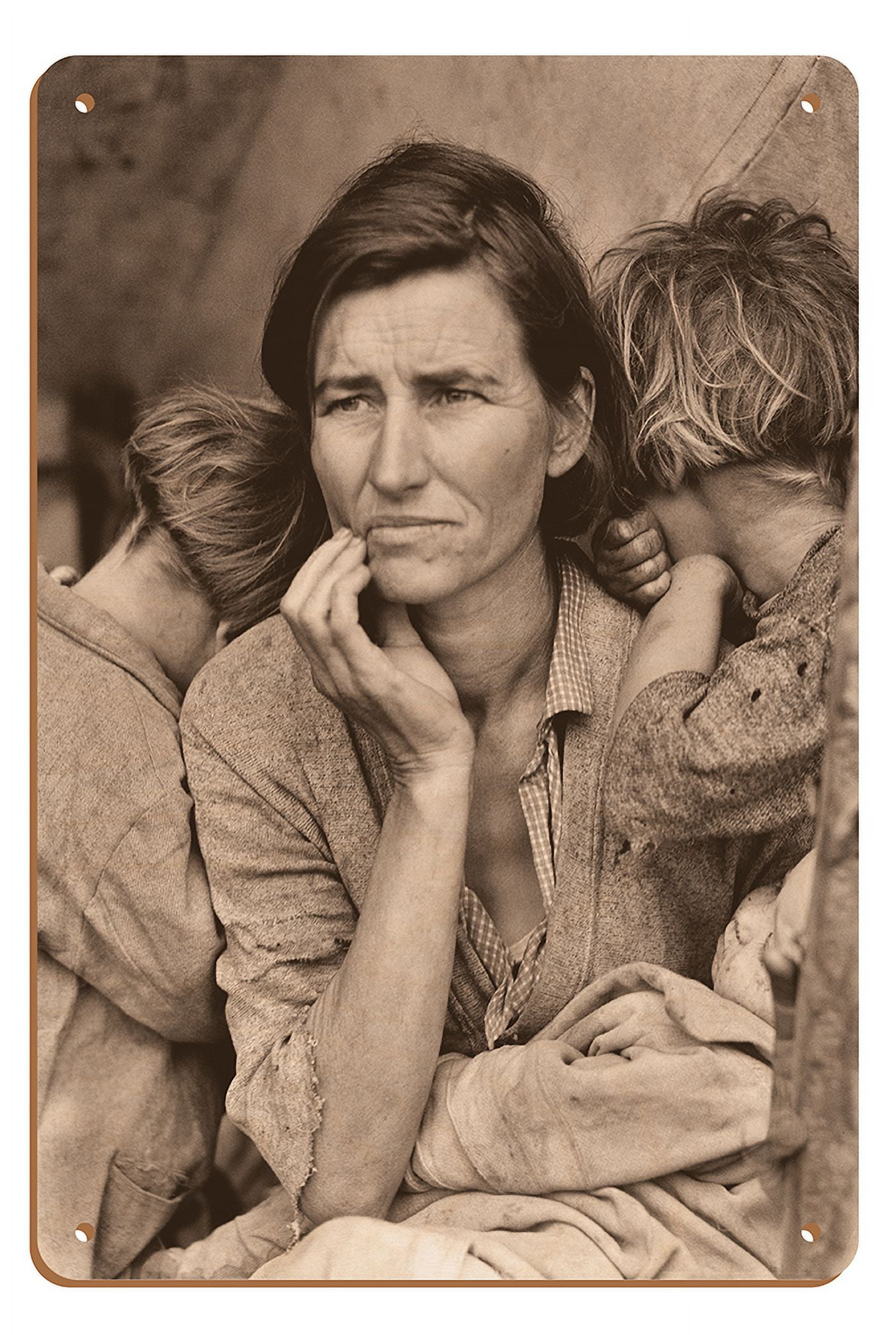 Migrant Mother Nipomo California - Black and White Historic Photograph ...