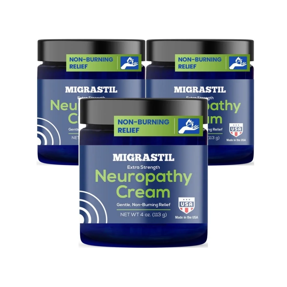 Migrastil (Pack of 3) Neuro_pathy Relief Cream, Body Lotions for Feet ...