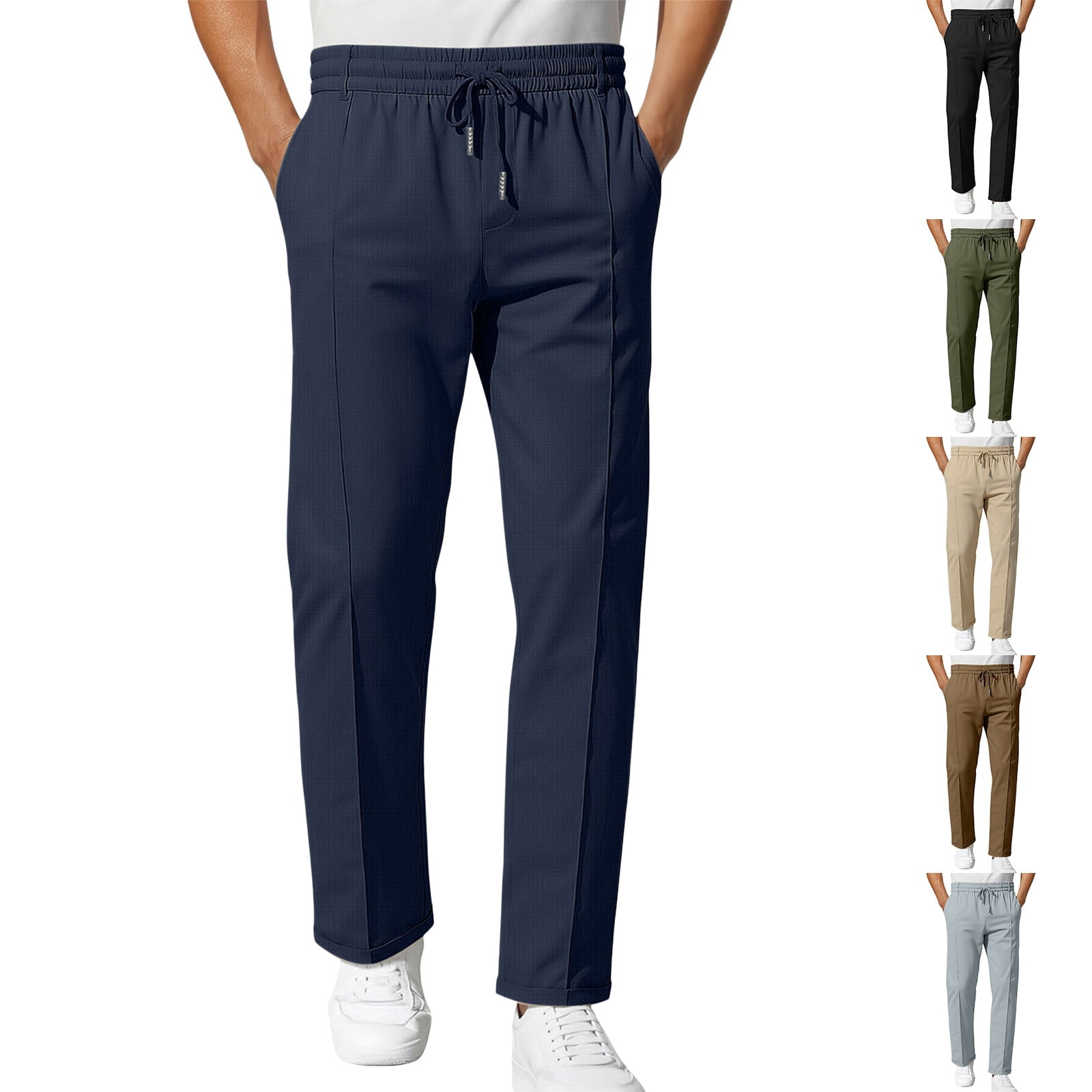 Migroa Men's Golf Pants Mens Dress Pants Men’S Casual Pants Elastic ...